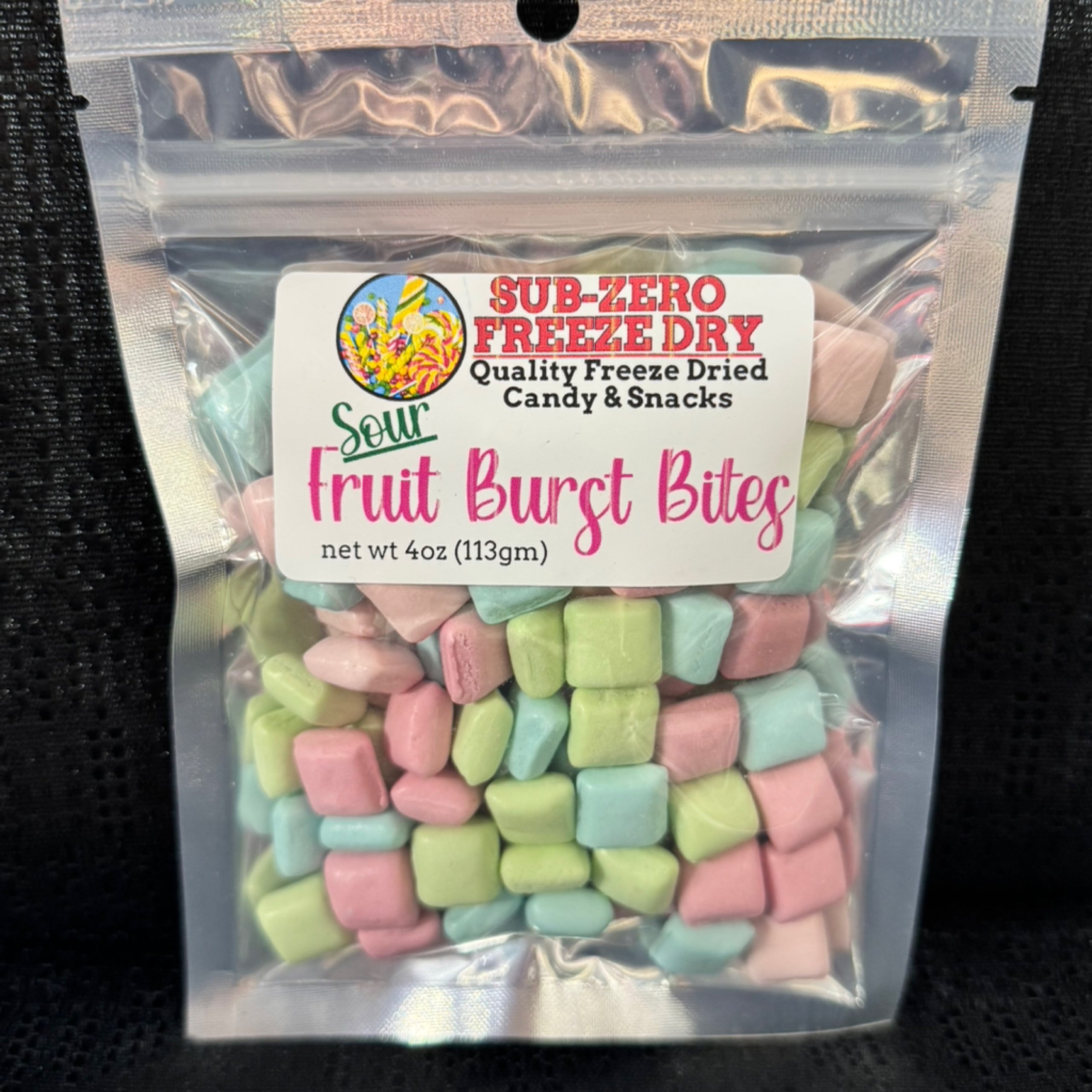 Sour Fruit Burst Bites | Sub-Zero Freeze Dry